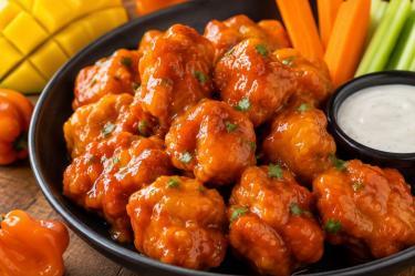 Receta de boneless con salsa mango habanero