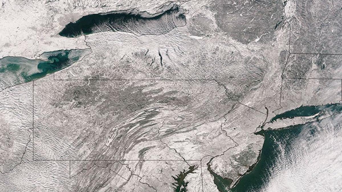 Vórtice polar muestra furia de la naturaleza en EU