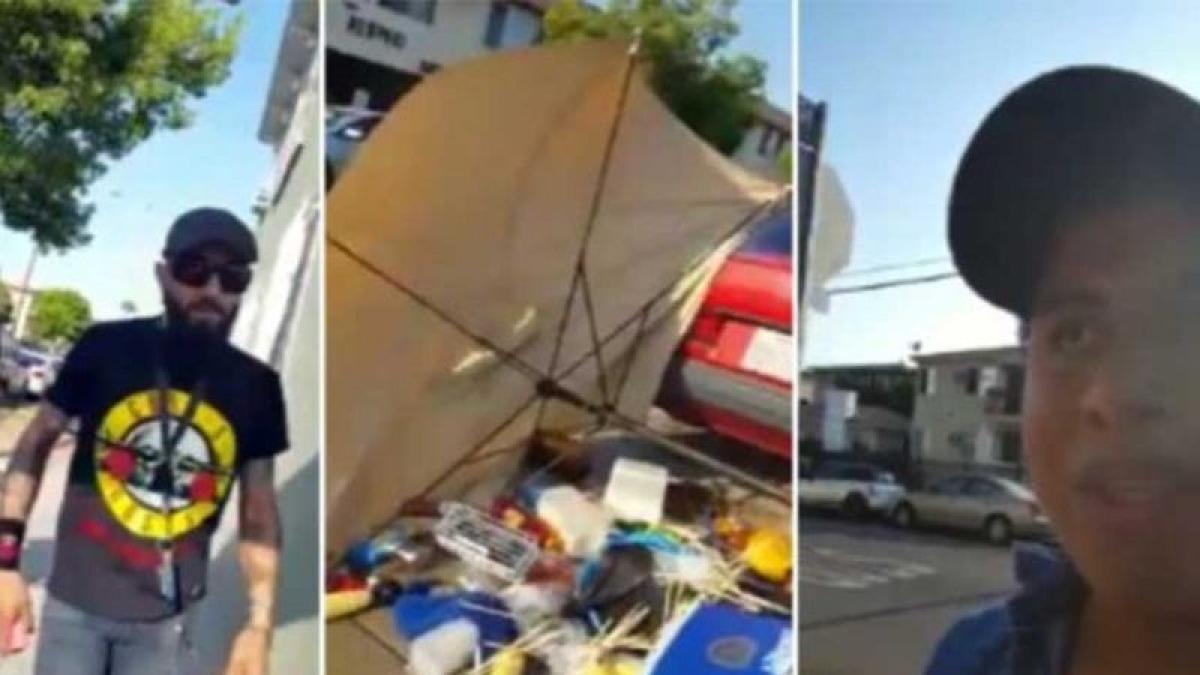 Argentino le tira puesto de elotes nada más por ser mexicano