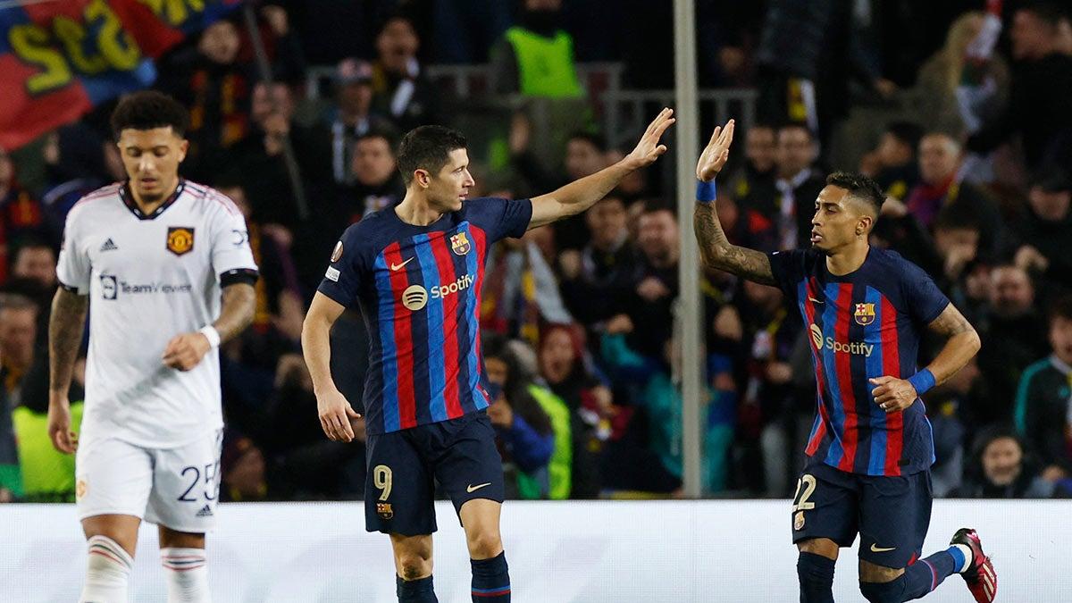 ¡Partidazo! Barcelona y Manchester United en vibrante empate