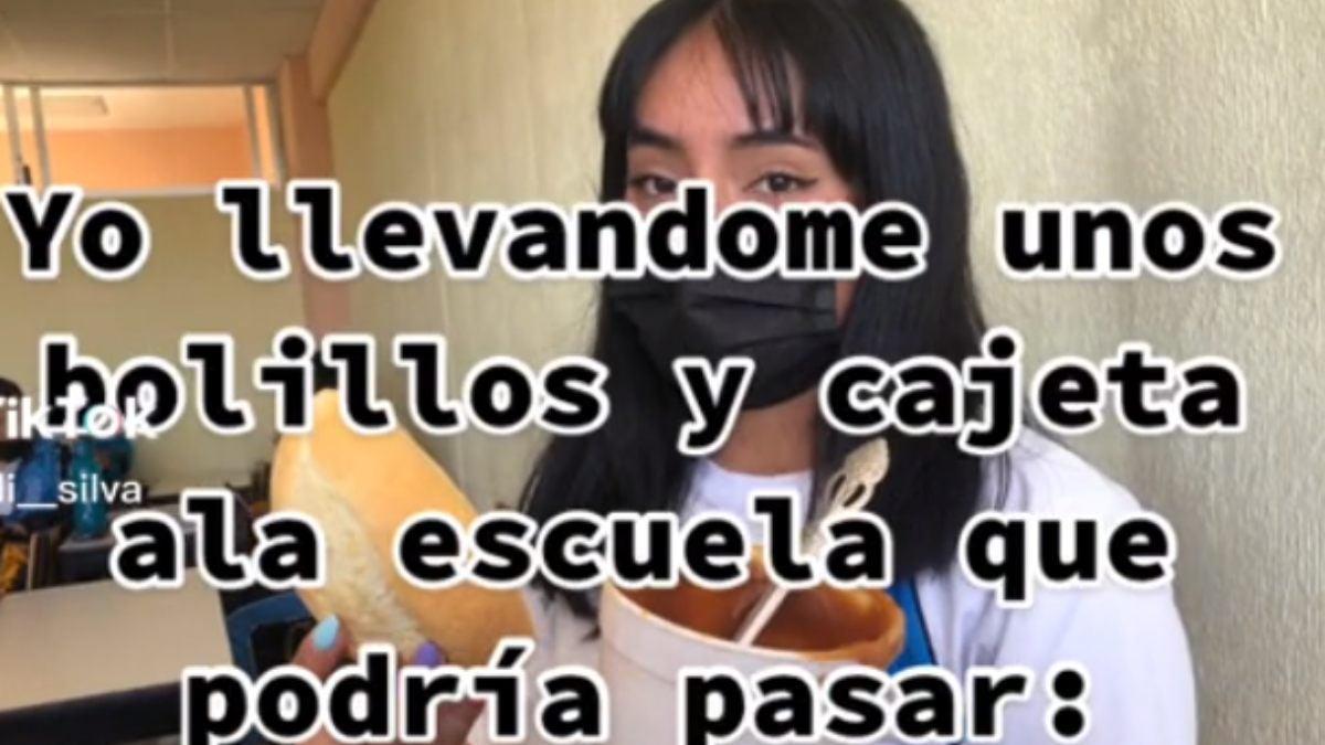 ¡Las estudiantes facturan! Joven vende bolillos con cajeta en clase ...