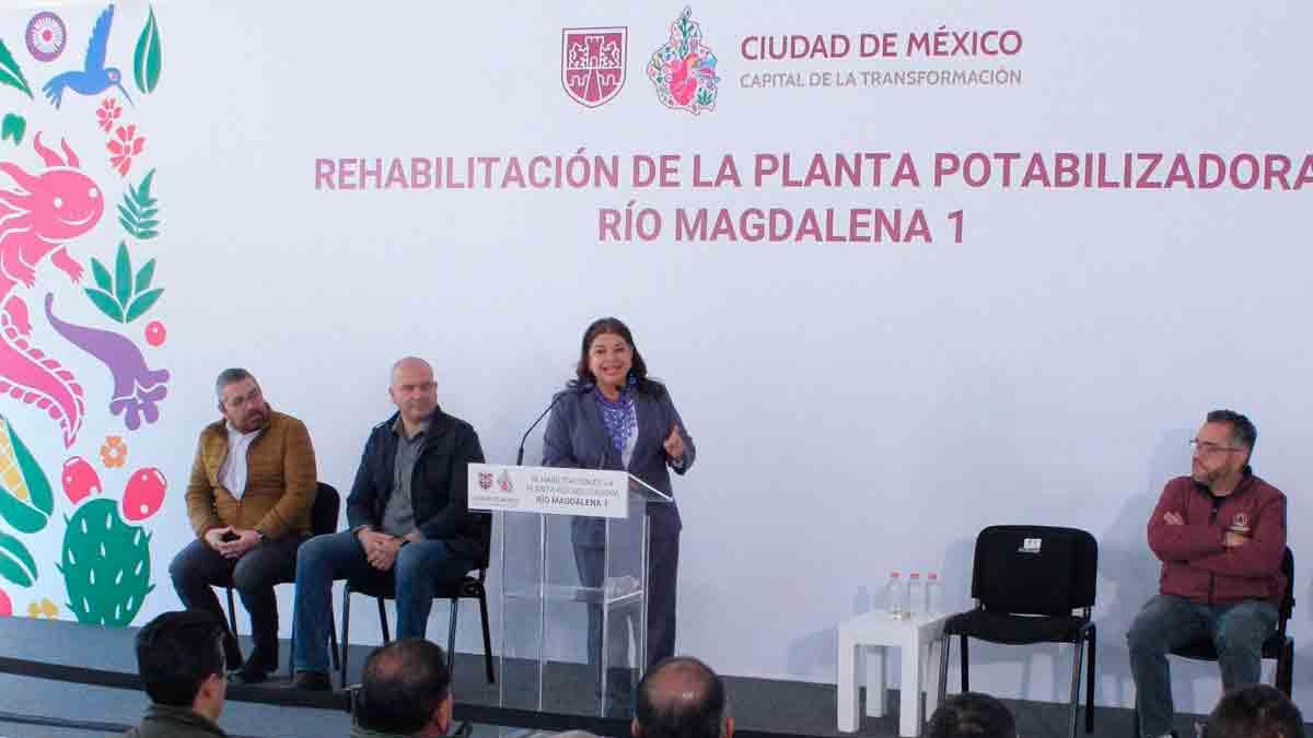 Agua de Río Magdalena se quedará en Contreras: Brugada