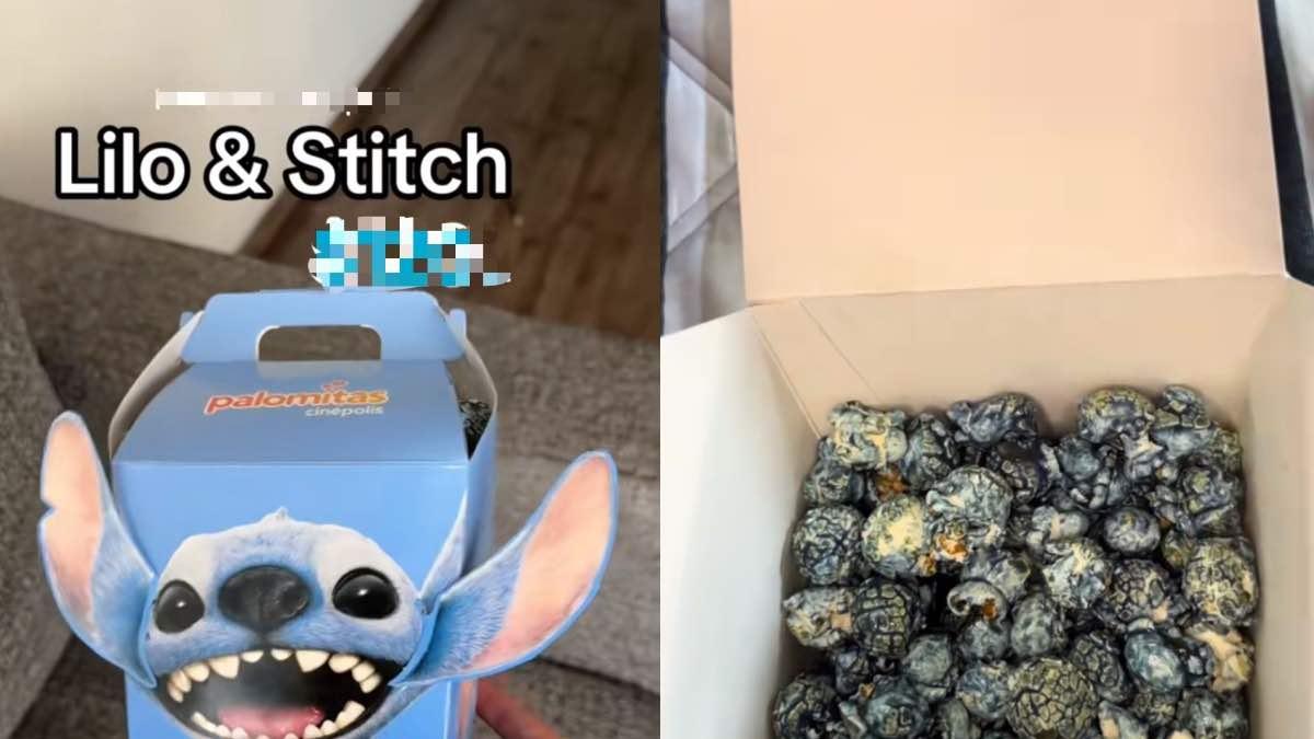 ¿A qué saben las palomitas azules de Stitch? El sabor te va a sorprender