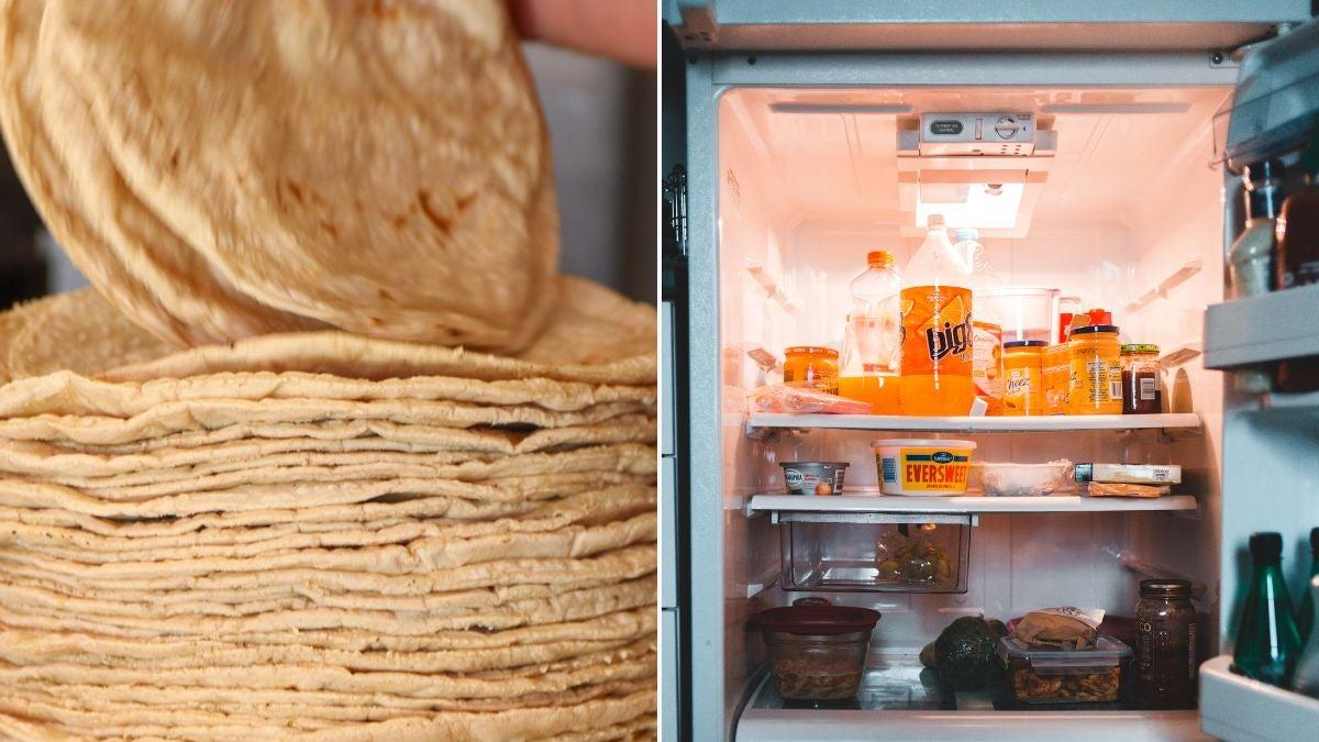 ¿Cuántos días duran las tortillas en el refrigerador y cómo saber si ya ...