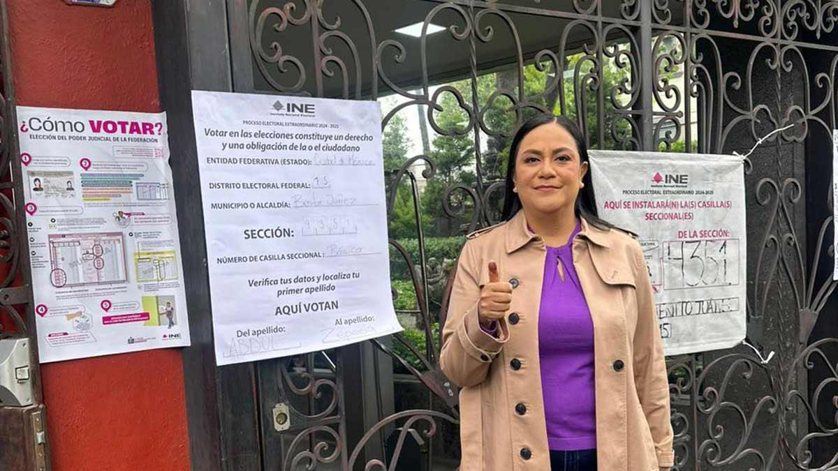 Elección Judicial | Ariadna Montiel: ‘ejercí mi derecho en este día ...