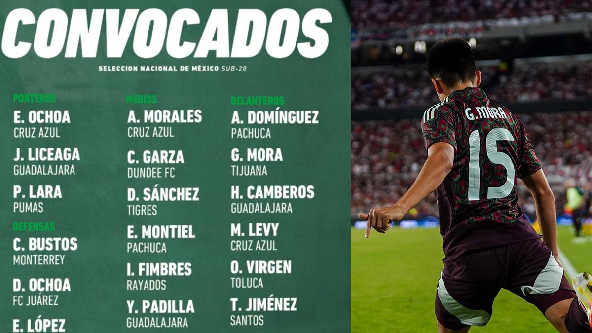 Mundial sub 20: Lista final de México, liderada por Gilberto Mora