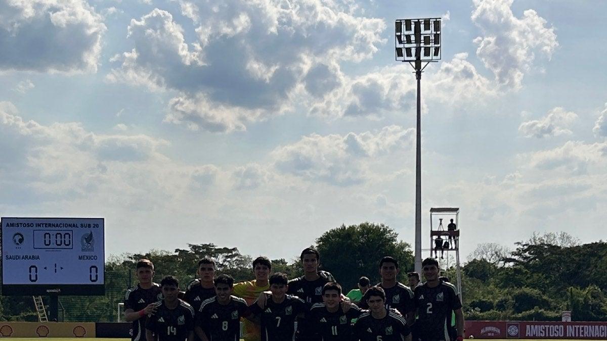 México remonta en última prueba previo al Mundial sub 20