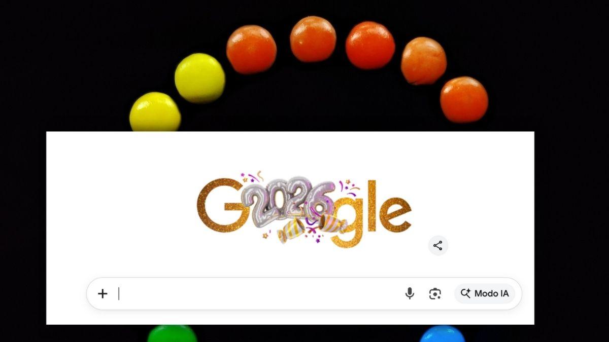 Doodle de Google despide 2025 con animación especial por Año Nuevo