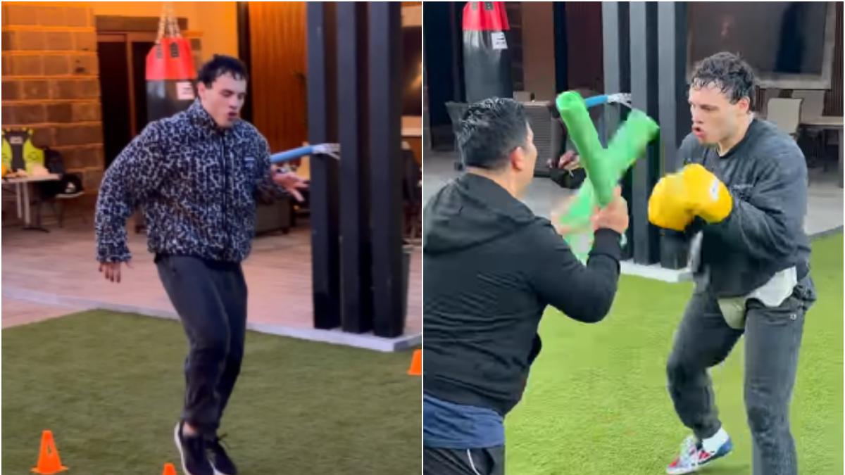 JC Chávez Jr. reaparece entrenando para su próxima pelea y le llueven ...