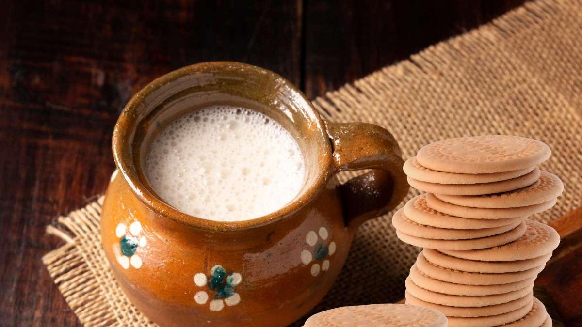 Receta de atole de galletas María