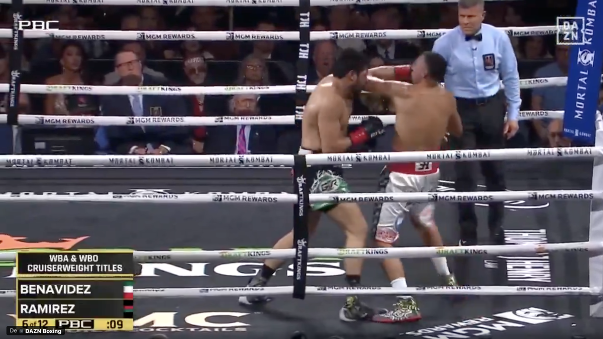 VIDEO: Zurdo Ramírez abandonó la T-Mobile Arena en camilla tras el ...
