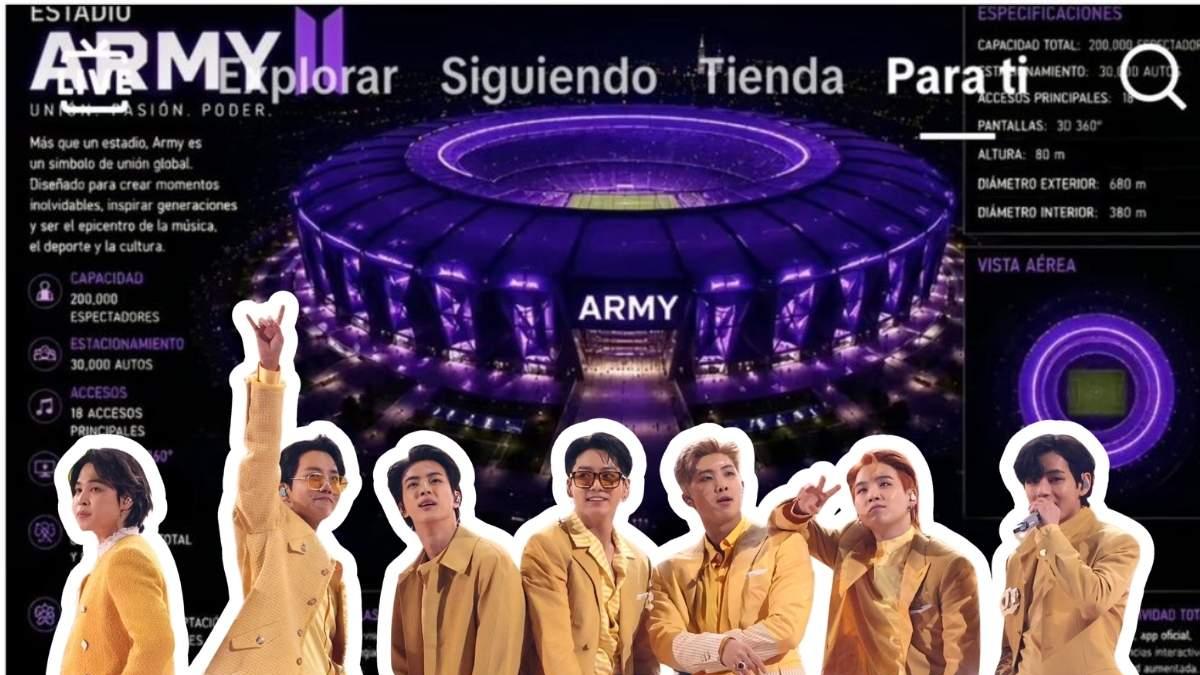 ARMY planea construir un estadio en México para el regreso de BTS